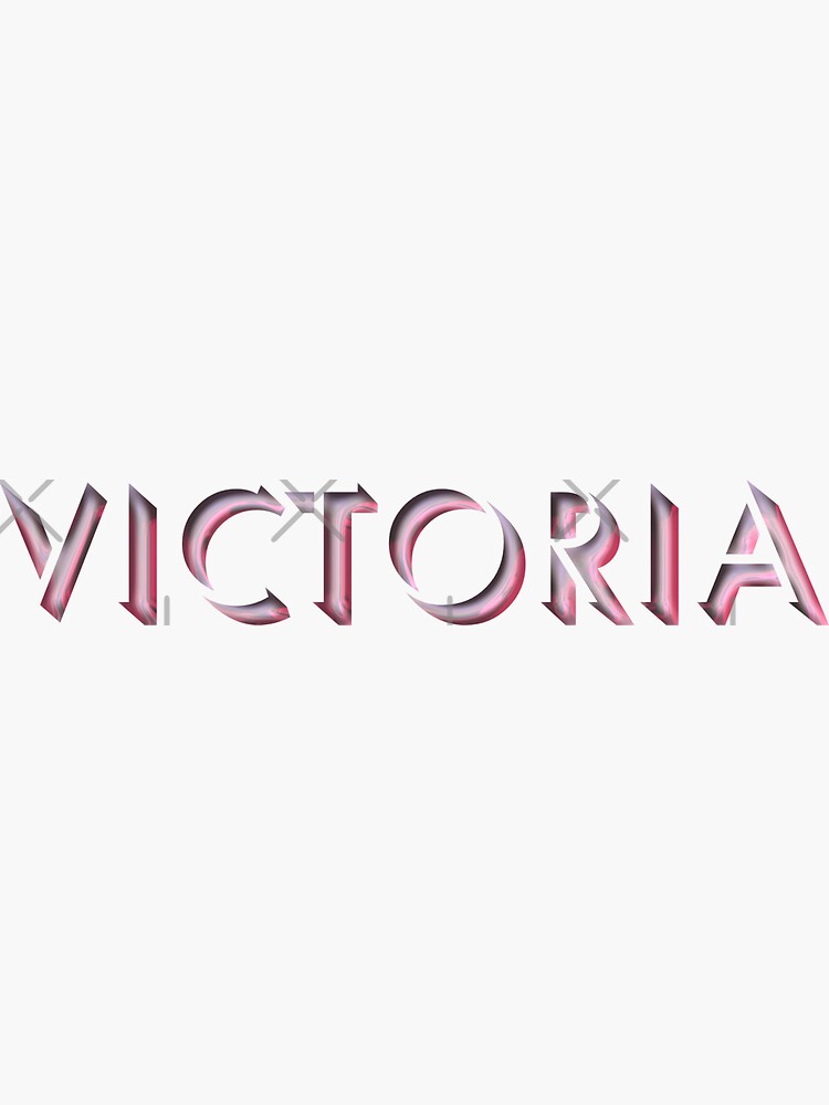 "Victoria" Sticker by Melmel9 | Redbubble