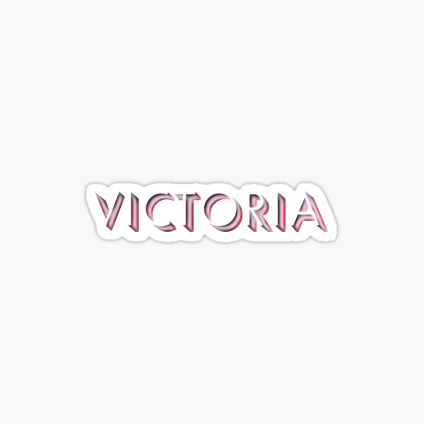 "Victoria" Sticker by Melmel9 | Redbubble