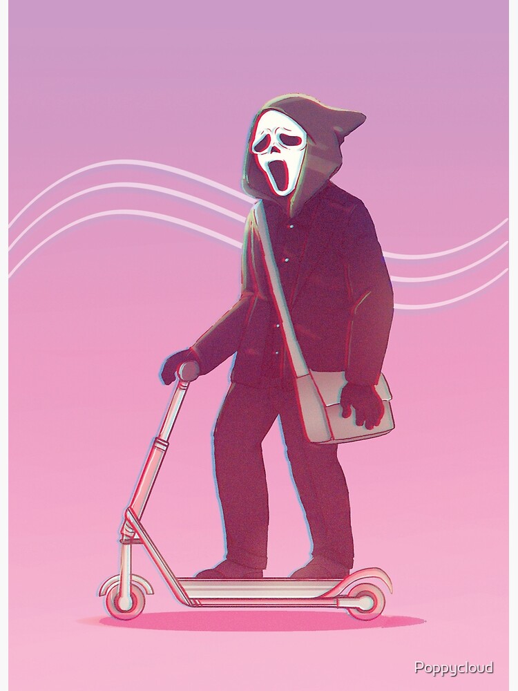 "Trippy Ghostface" Art Print by Poppycloud | Redbubble