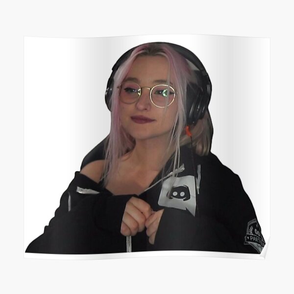 "Niki Nihachu Cutout" Poster for Sale by chaoticvibes | Redbubble