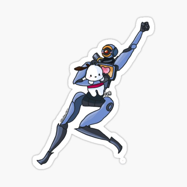 "Pathfinder & Puppy" Sticker for Sale by BlueboxJuker | Redbubble