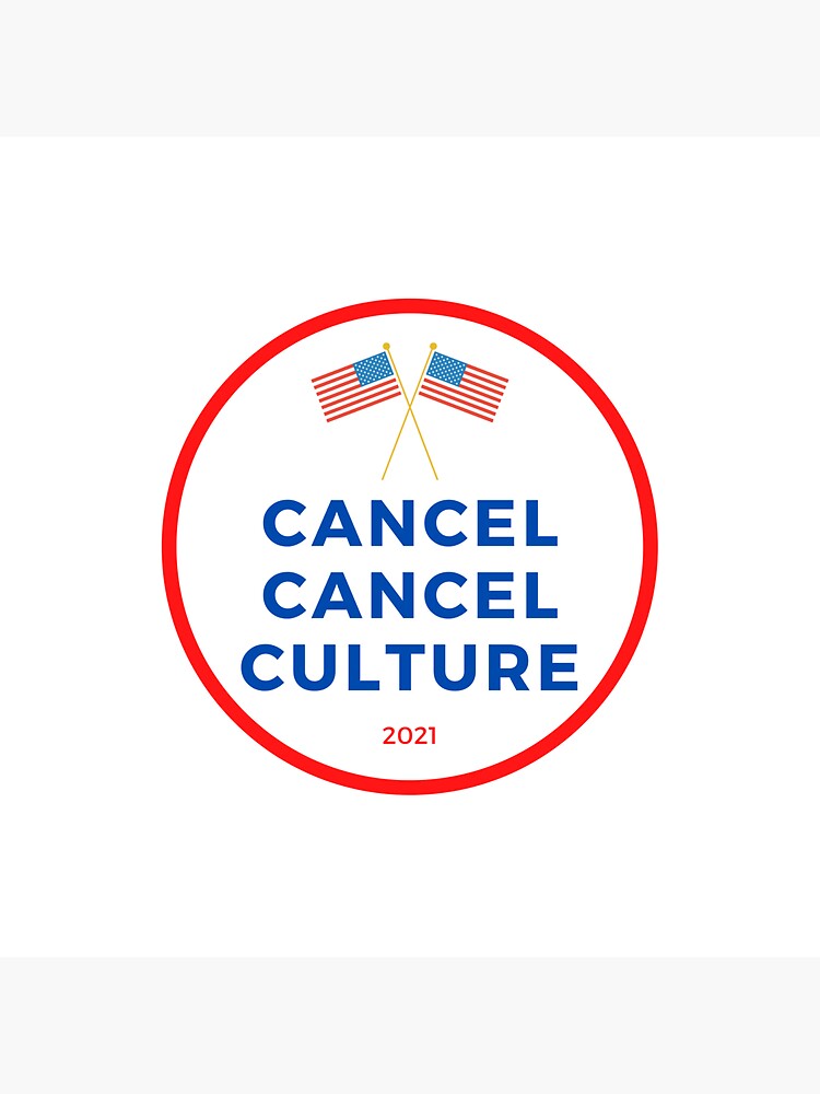 "Cancel Cancel Culture" Sticker for Sale by Klonestar1990 | Redbubble