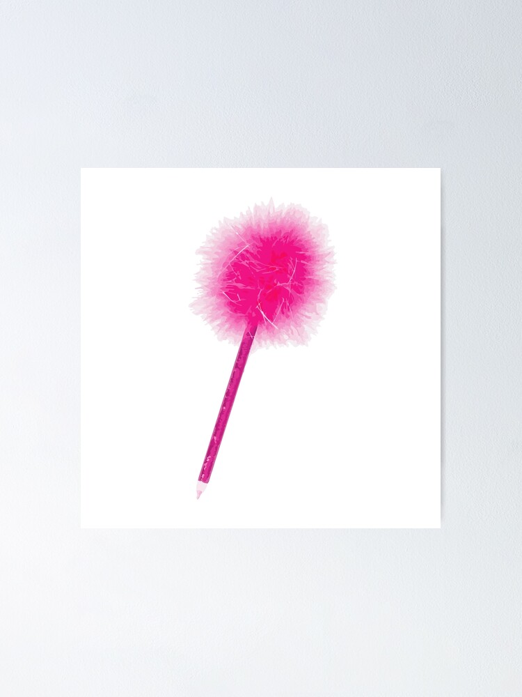 "Fluffy Pen, Clueless inspired, sticker" Poster by marina-ralston ...