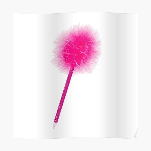 "Fluffy Pen, Clueless inspired, sticker" Poster by marina-ralston ...