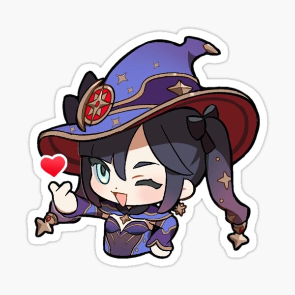 "Mona" Sticker for Sale by HeavenIris | Redbubble