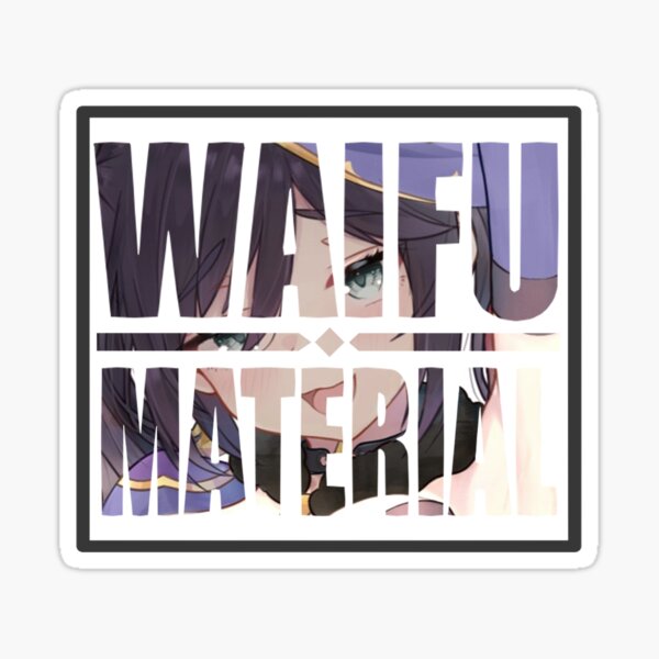 "Waifu Material Stickers V2" Sticker for Sale by BBMarioni | Redbubble