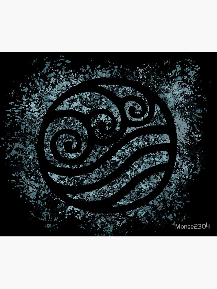 "Cool ATLA Water Tribe Symbol" Poster by Monse2304 | Redbubble