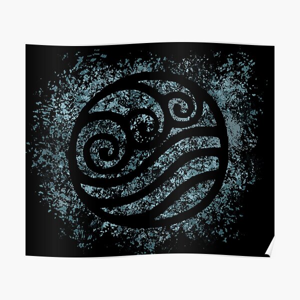 "Cool ATLA Water Tribe Symbol" Poster for Sale by Monse2304 | Redbubble