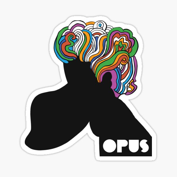 "Opus" Sticker for Sale by HandEyeStudio | Redbubble
