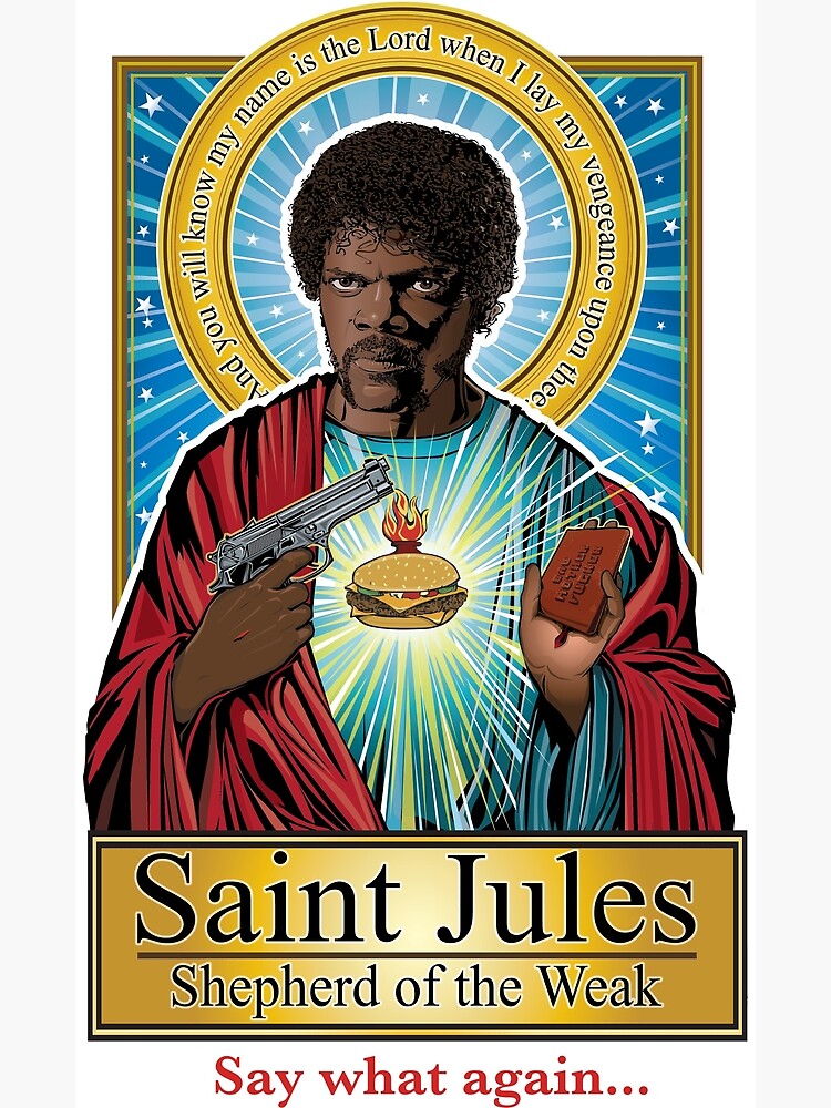 "Saint Jules" Poster for Sale by popartwarlord1 | Redbubble