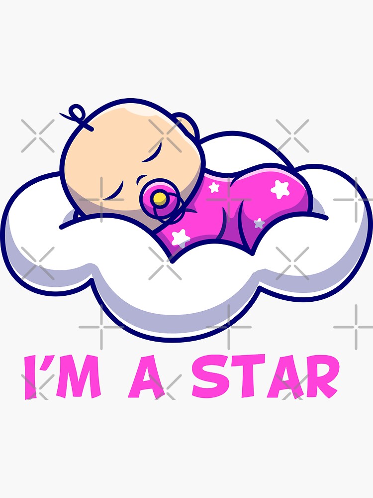 "Cute Baby Star" Sticker by Sumeru | Redbubble