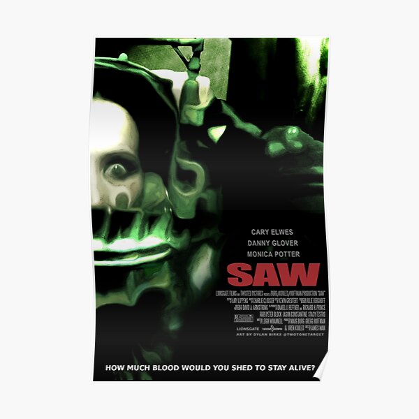 "SAW 2004 Painted Poster Design 1/2" Poster for Sale by TwoToneTarget ...