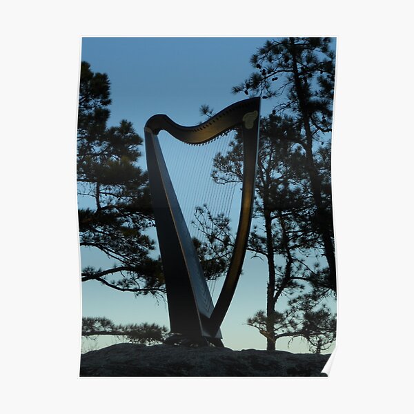 "Dramatic Harp" Poster for Sale by Harp67 | Redbubble