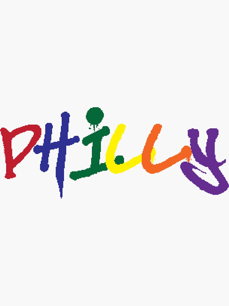 "Graffiti Philly Logo " Sticker by 215Apparel | Redbubble