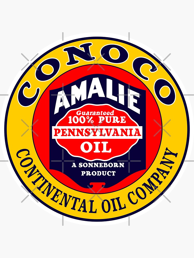 "Conoco Continental Oil Company" Sticker for Sale by Bloxworth | Redbubble