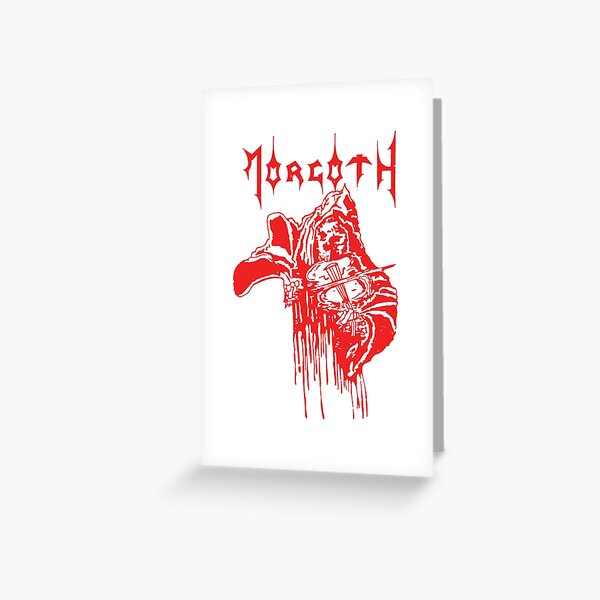 "Morgoth Logo Fan Art" Greeting Card for Sale by BrokenUpBands | Redbubble