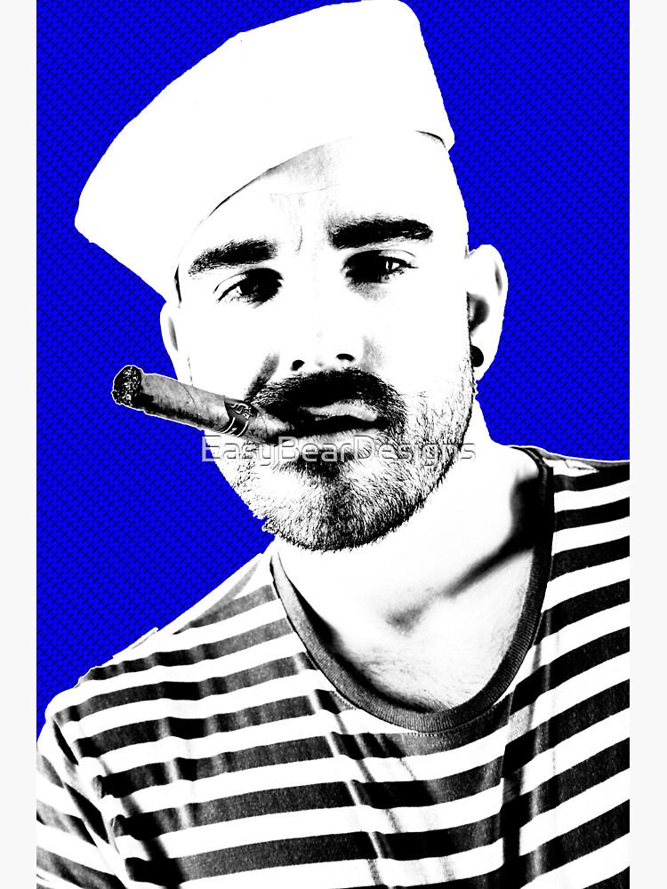 "SAILOR BOY ROGER- Pop Art" Sticker for Sale by EasyBearDesigns | Redbubble