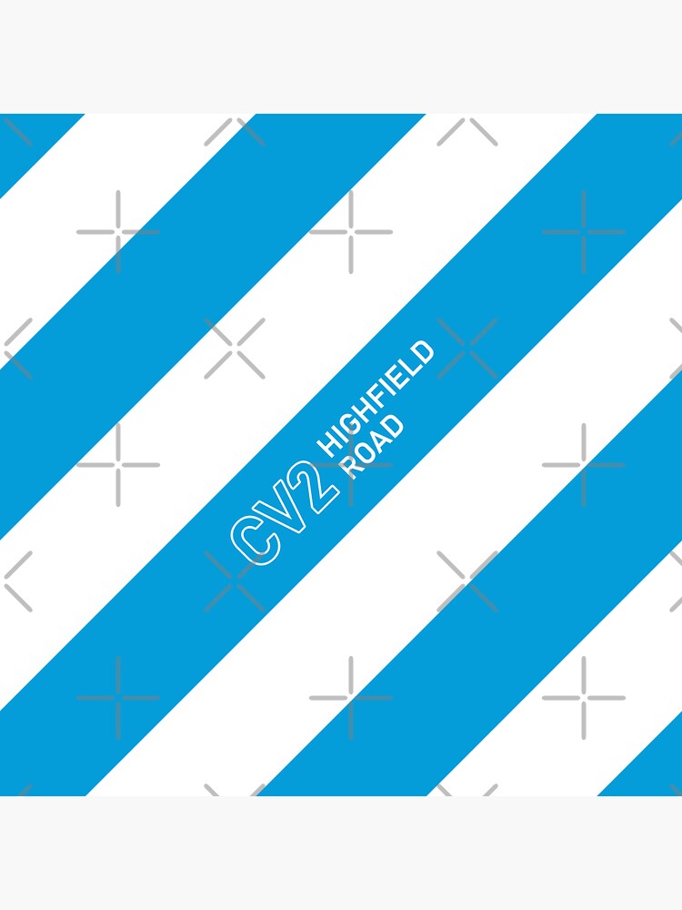 "CCFC - Highfield Road Footy Stripes" Sticker by footystripes | Redbubble