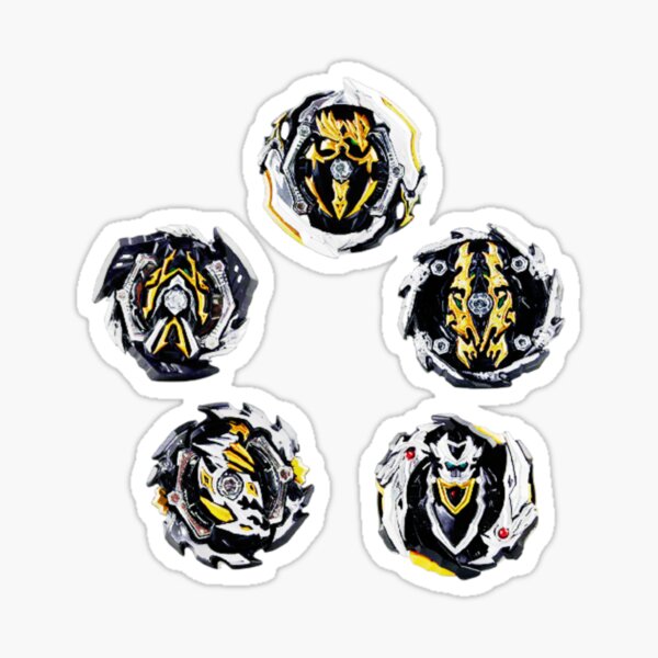 "Beyblade burst " Sticker for Sale by Creations7 | Redbubble
