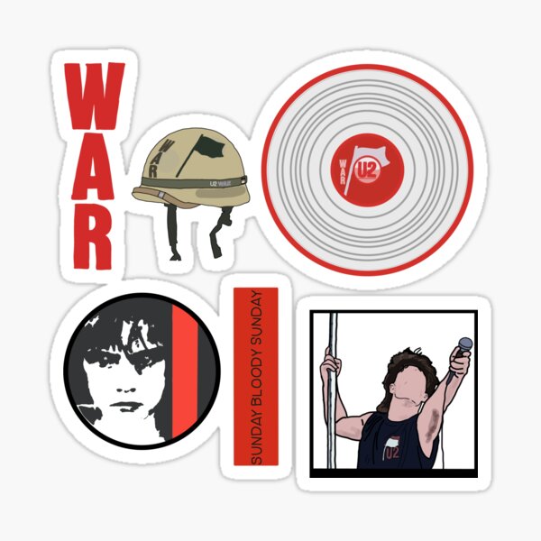 "WAR (Sticker Pack)" Sticker for Sale by hagmanstan | Redbubble