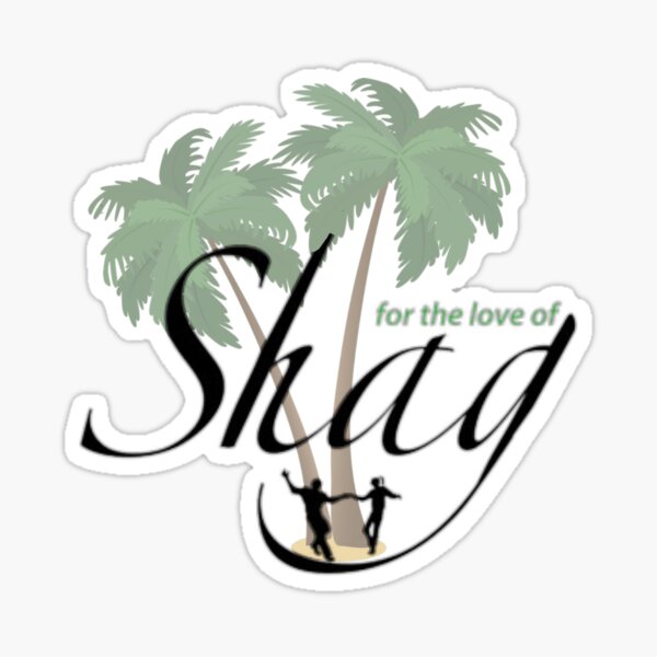 "Love Shag" Sticker for Sale by designbyjodyb | Redbubble