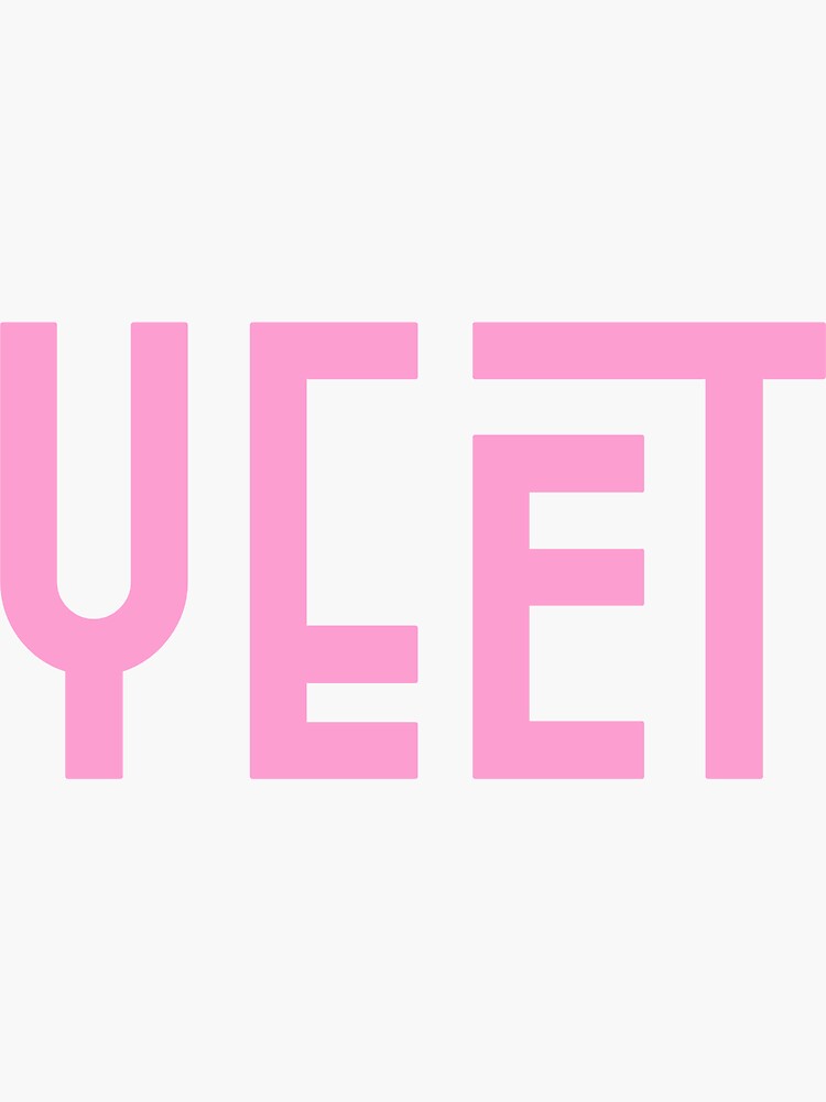 "yeet design" Sticker by creaddictive | Redbubble