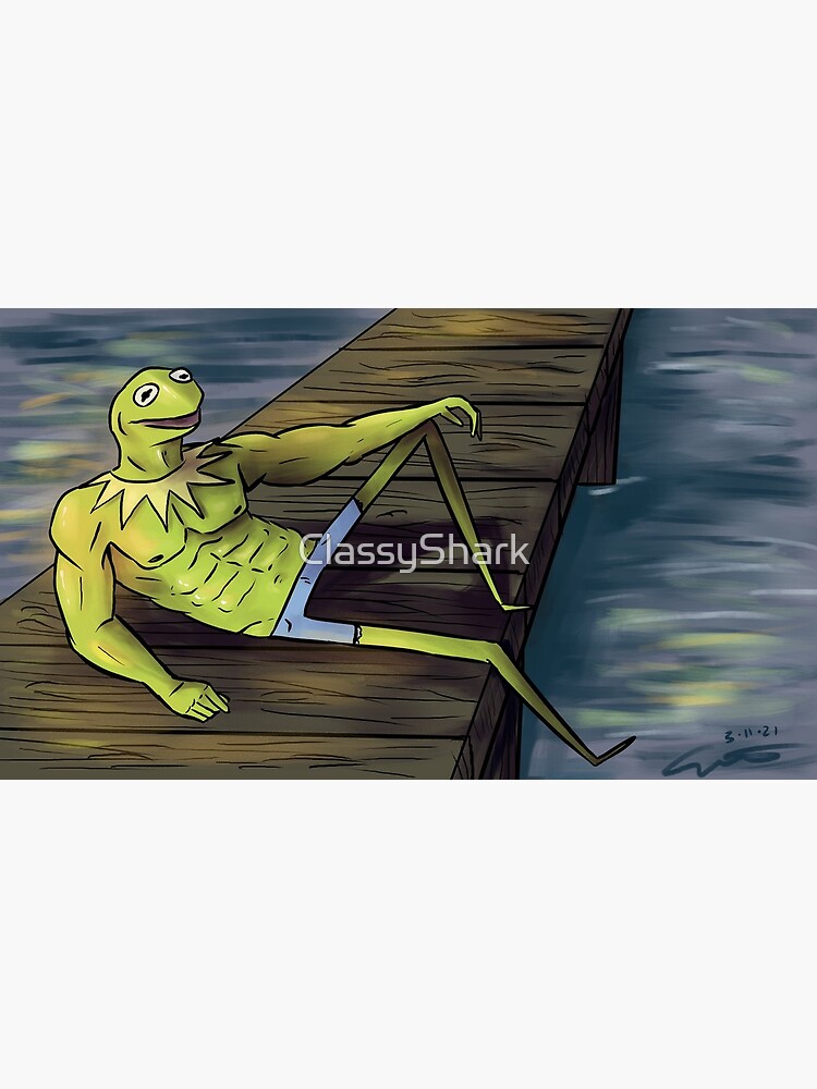 "Buff Kermit The Frog" Art Print for Sale by ClassyShark | Redbubble