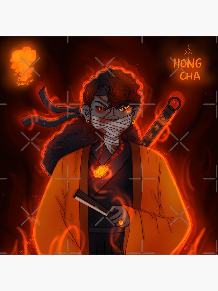 "Hong Cha (Original character)" Sticker for Sale by Percyloganken ...