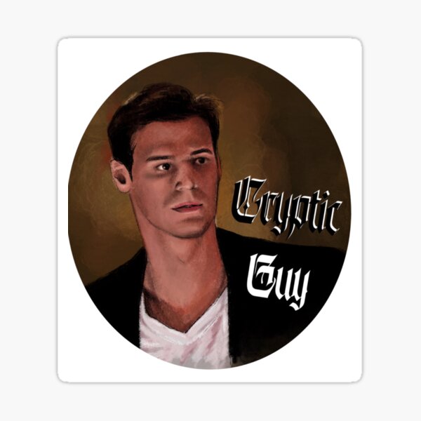 "Cryptic Guy" Sticker for Sale by thegothicalice | Redbubble