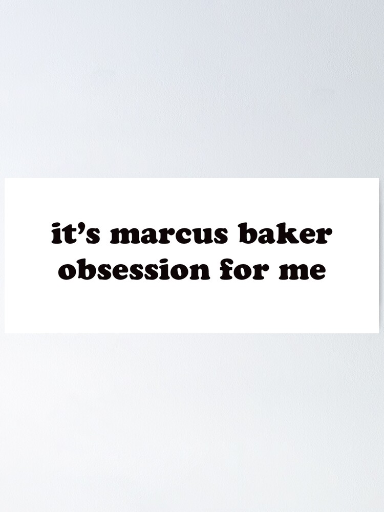 "Marcus Baker" Poster for Sale by ec9999 | Redbubble