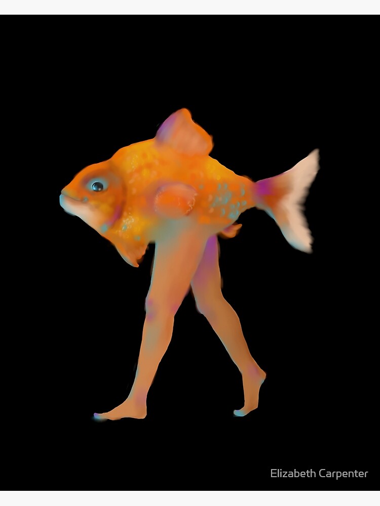 Fish With Legs Drawing