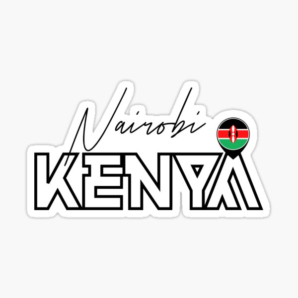 "Nairobi Kenya" Sticker for Sale by Fefio | Redbubble