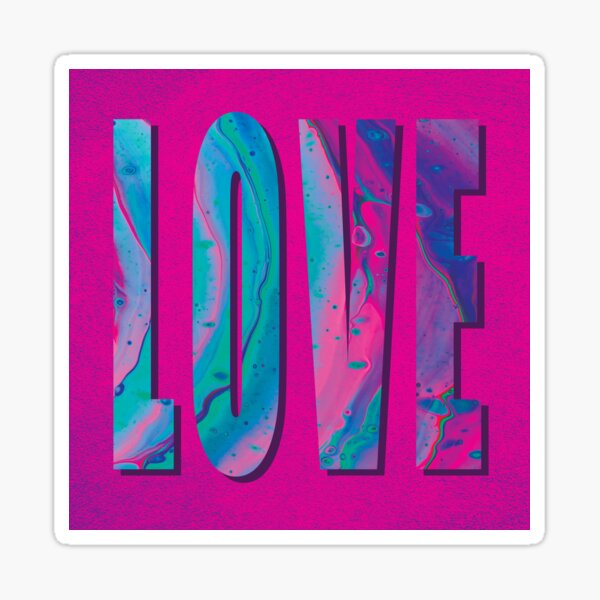 " Neon paint drip pink background" Sticker for Sale by myseptember18th ...