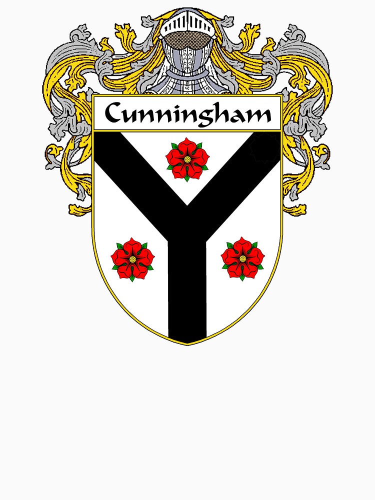"Cunningham Coat of Arms/Family Crest" T-shirt for Sale by IrishArms ...
