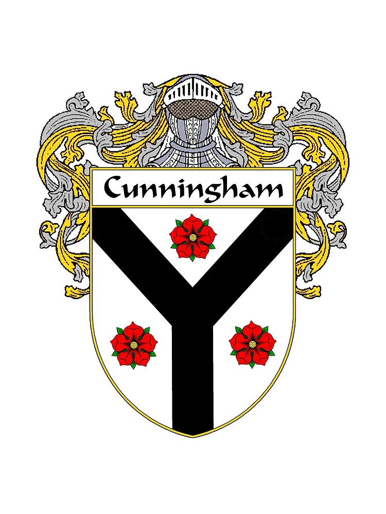 "Cunningham Coat of Arms/Family Crest" Drawstring Bag for Sale by ...