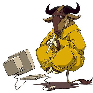 "gnu" Sticker for Sale by owerreloaded | Redbubble