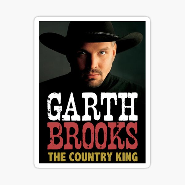Garth Brooks Logo Stickers | Redbubble