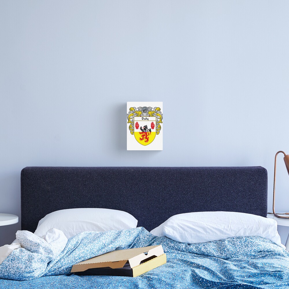 "Daly Coat of Arms/Family Crest" Canvas Print for Sale by IrishArms ...