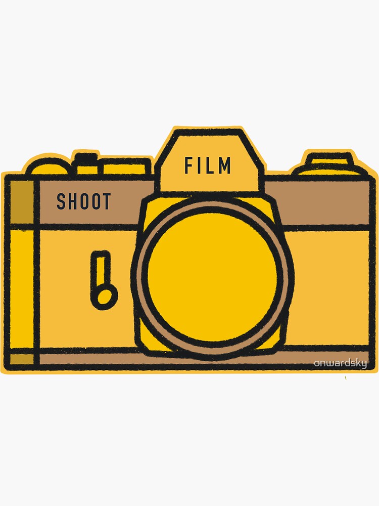 "Film Camera" Sticker by onwardsky | Redbubble