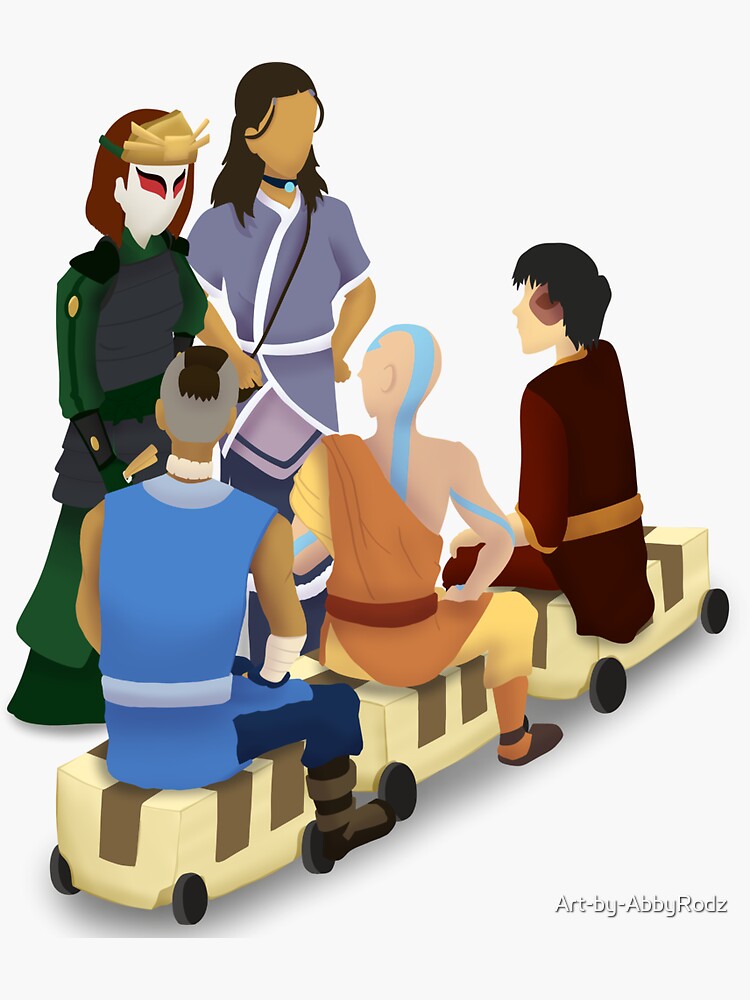 "Air Bison Express ATLA Minimalist" Sticker for Sale by Art-by-AbbyRodz ...