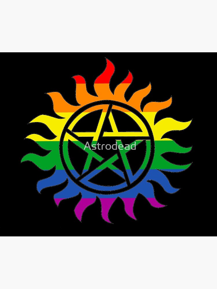 "Anti possession symbol pride " Poster for Sale by Astrodead | Redbubble