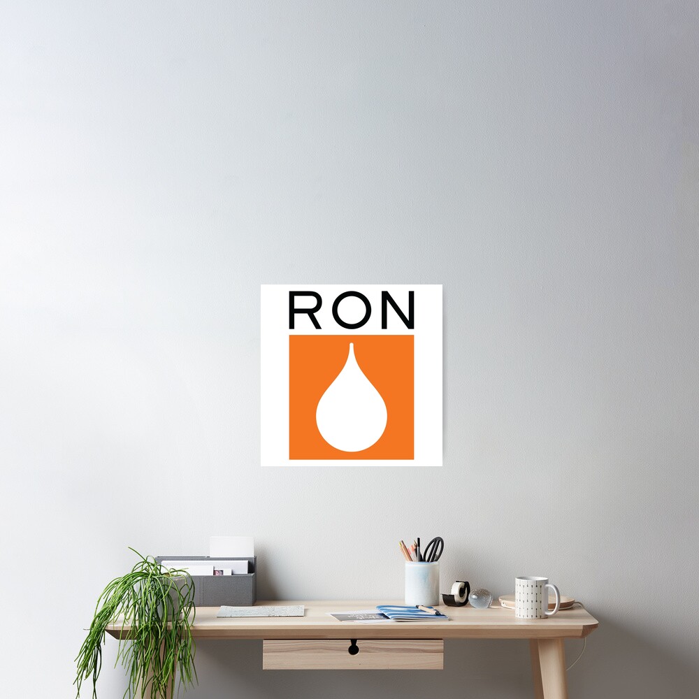 Póster «RON - Logotipo de GTA Oil Company» de SeenB4Dzigns | Redbubble