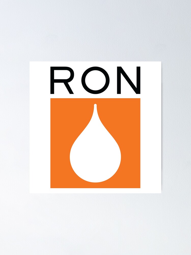 Póster «RON - Logotipo de GTA Oil Company» de SeenB4Dzigns | Redbubble