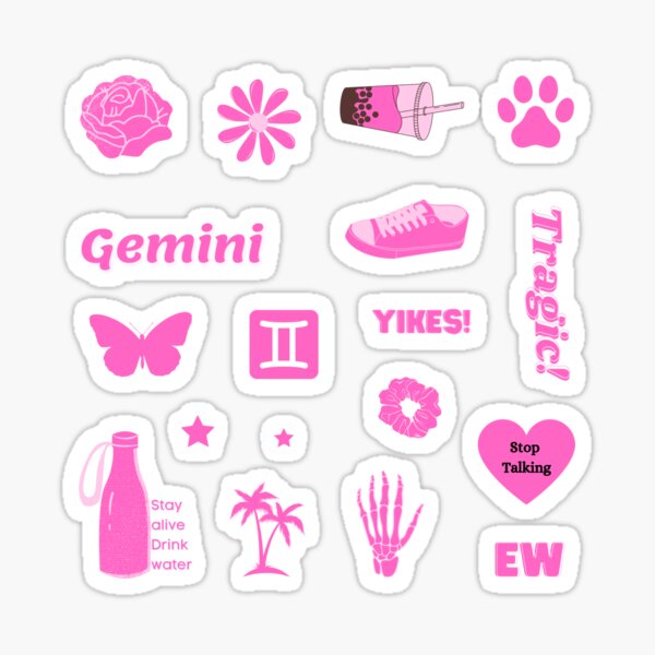 "Gemini" Sticker by Hoetoons | Redbubble