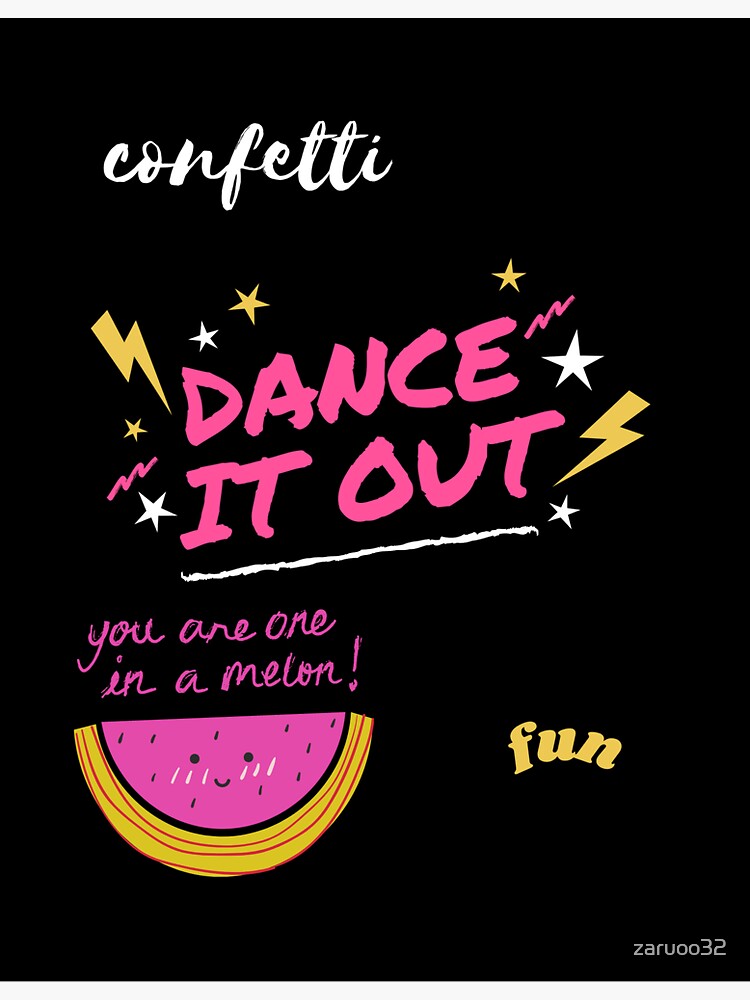 "confetti Dance Party " Sticker by zaruoo32 | Redbubble