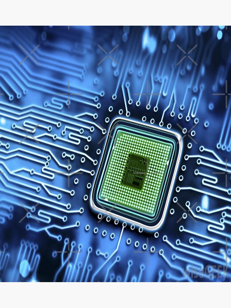 "Electric Circuit Board" Sticker for Sale by Cyebukayire | Redbubble