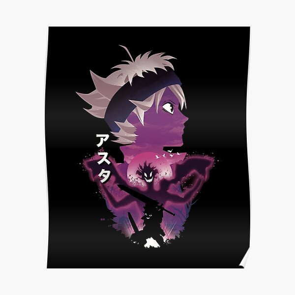 "black clover asta" Poster by G-soufiane | Redbubble