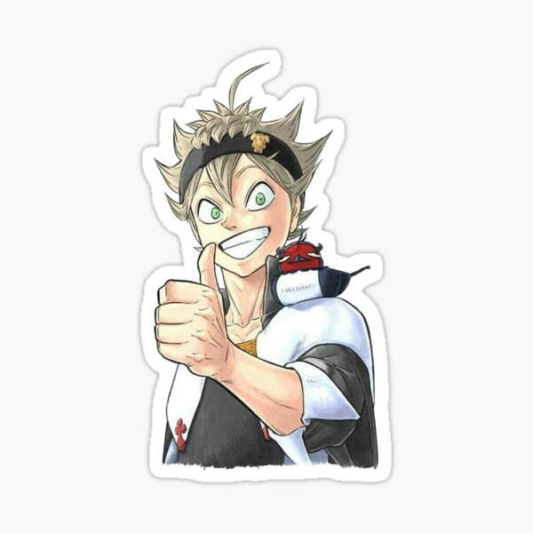 "black clover asta" Sticker for Sale by G-soufiane | Redbubble