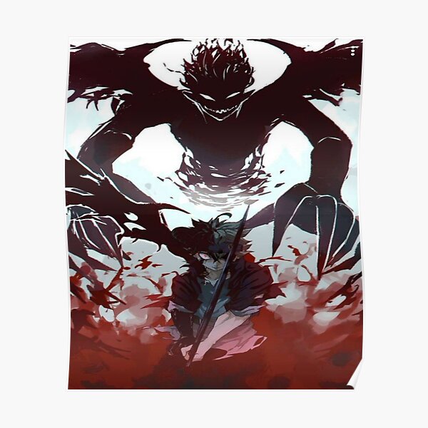 "black clover asta" Poster for Sale by G-soufiane | Redbubble