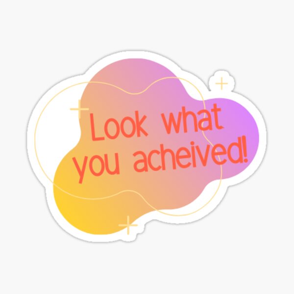 "Achievement Sticker Montessori Reward" Sticker by RosieLV | Redbubble